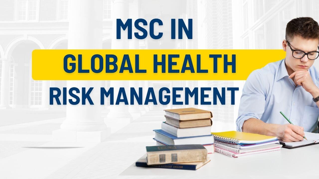 MSc in Global Health Risk Management at the University of Bonn